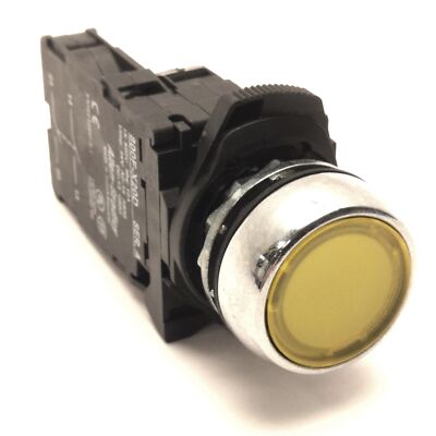 Allen Bradley 800FM-LF5 Illuminated Pushbutton With 800F-N3R Light ...