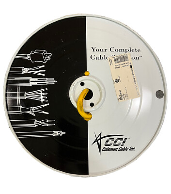 CCI Suprene 18/3 FLEXIBLE CORD 105 18 AWG 3/C SJEOOW 300V 3 Wire Yellow ...