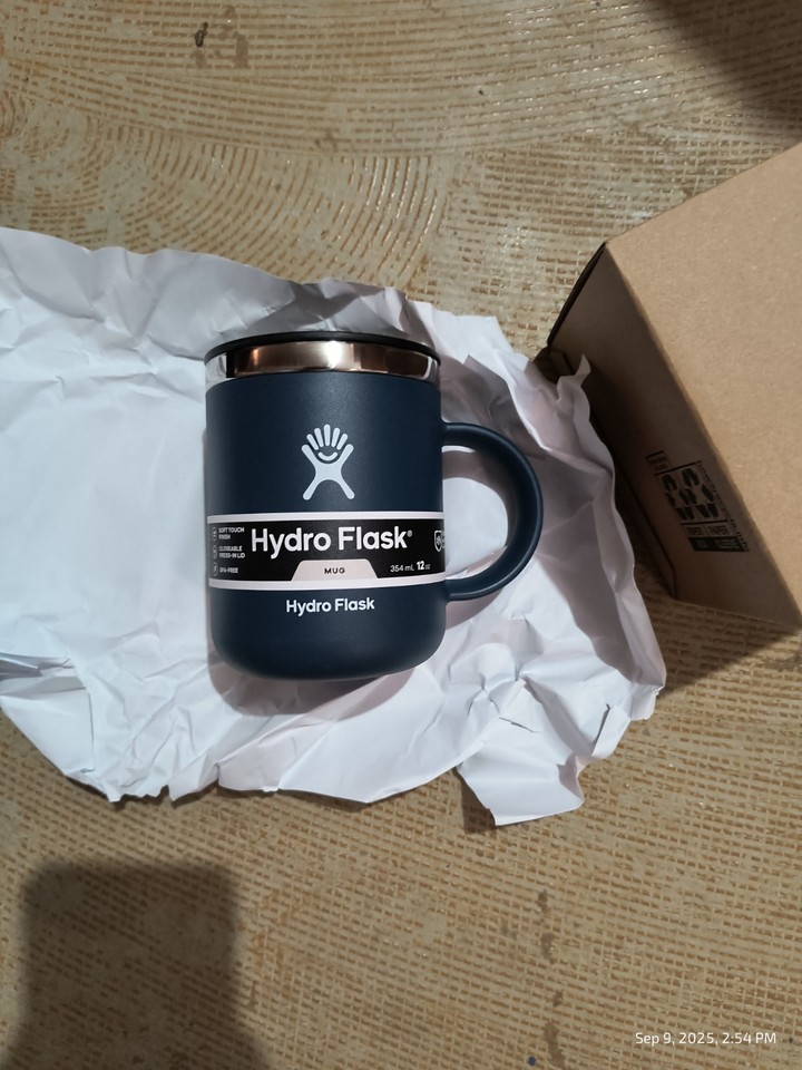 Hydro Flask Mug Stainless Steel 12 Oz Tea Coffee Travel Mug Vacuum Seal ...