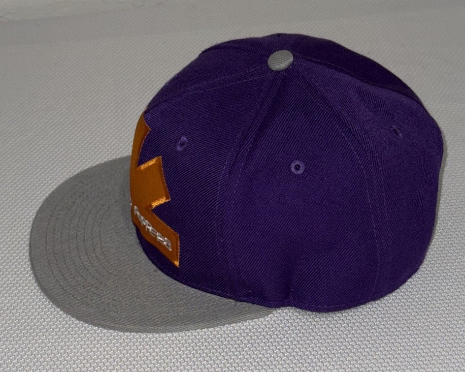 Red Hot Chili Peppers RHCP Logo Snapback Hat Baseball Cap Purple Orange ...