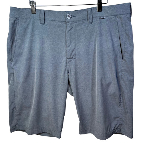 Travis Mathew Shorts Men's Size 36 Grayish Blue Golf Flat Front Chino ...