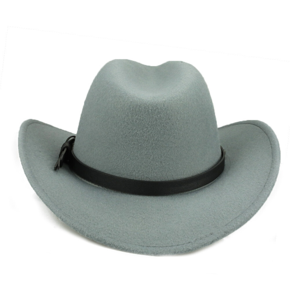 Fedora Hat Rivets Curling Edge Wearproof Sun Protection Men Hat One ...