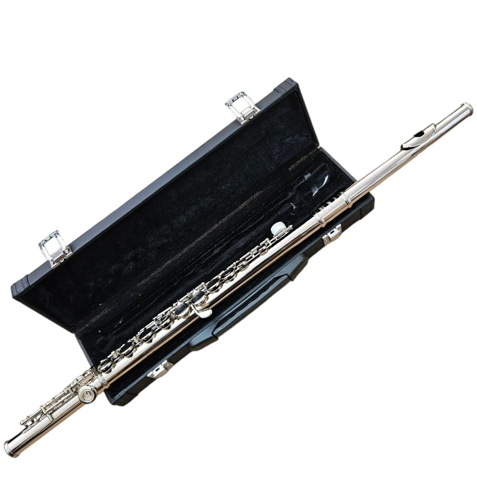 FLUTE-NEW STUDENT/ INTERMEDIATE/PRO CONCERT SILVER BAND FLUTES-WITH ...
