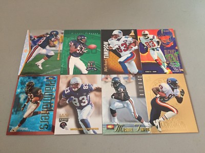 M) LOT OF 97 MICHAEL TIMPSON FOOTBALL CARDS HUGE PREMIUM BRANDS BEARS ...