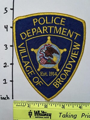 Village Of Broadview Illinois (IL) Police Department Patch | eBay