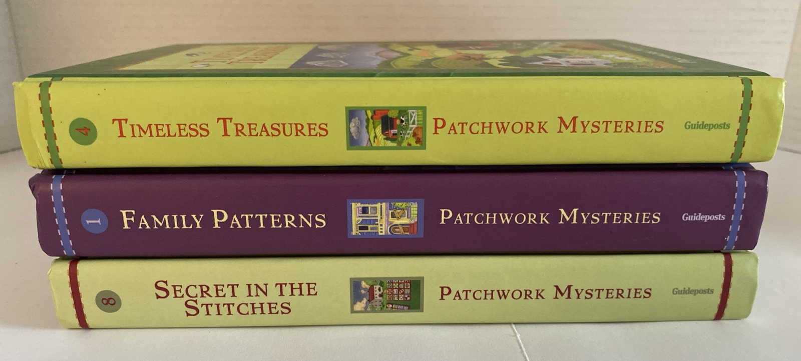 Patchwork Mysteries Guideposts Hardcover Lot of 3 | eBay