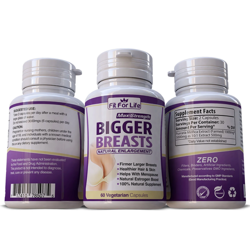 Pueraria Mirifica BlGGER Breast Growth Capsules Bust EnIargement 60 ...
