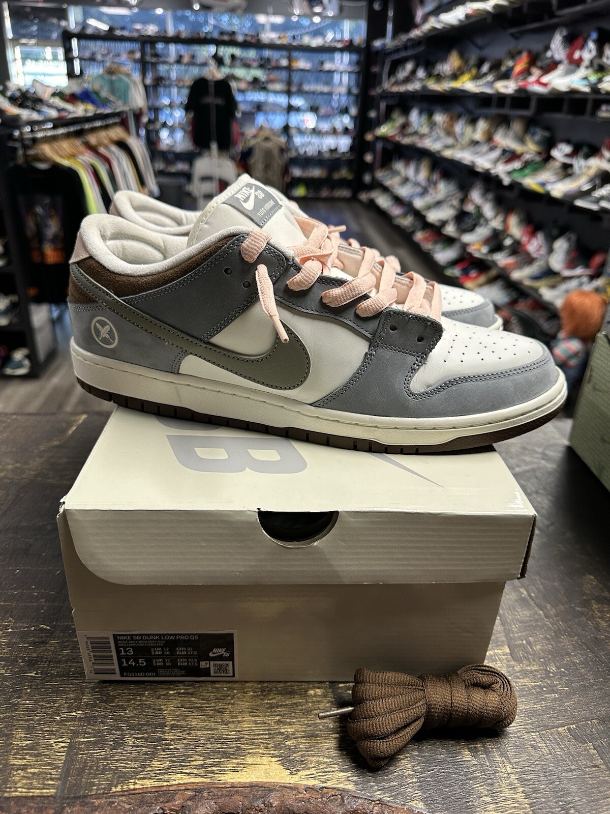 Size 13 - Nike SB Dunk Low x Yuto Horigome Gray - Gem