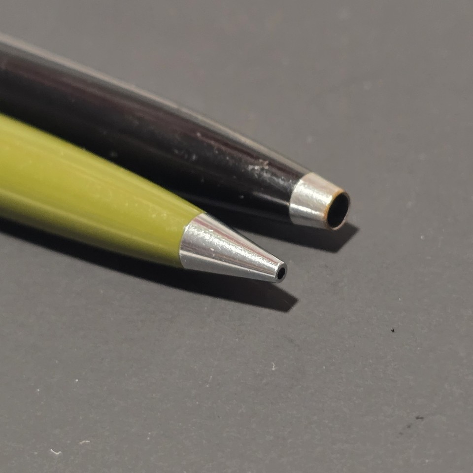 VTG Parker Jotter Black BallPoint Pen Olive Mechanical Pencil Brass ...