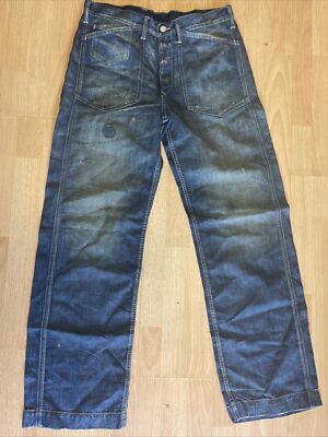 446 RRL DOUBLE RL Jeans Women's buckle back wide leg pockets design ...
