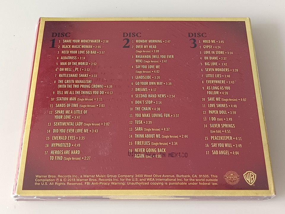 50 Years-Don't Stop by Fleetwood Mac (3CD, 2018) 603497855957| eBay