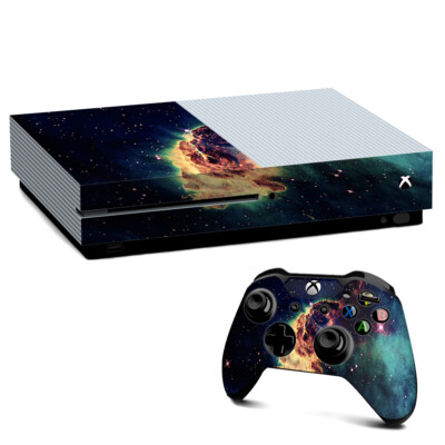 Xbox One S Console Skins Decal Wrap ONLY Nebula 2 space galaxy | eBay