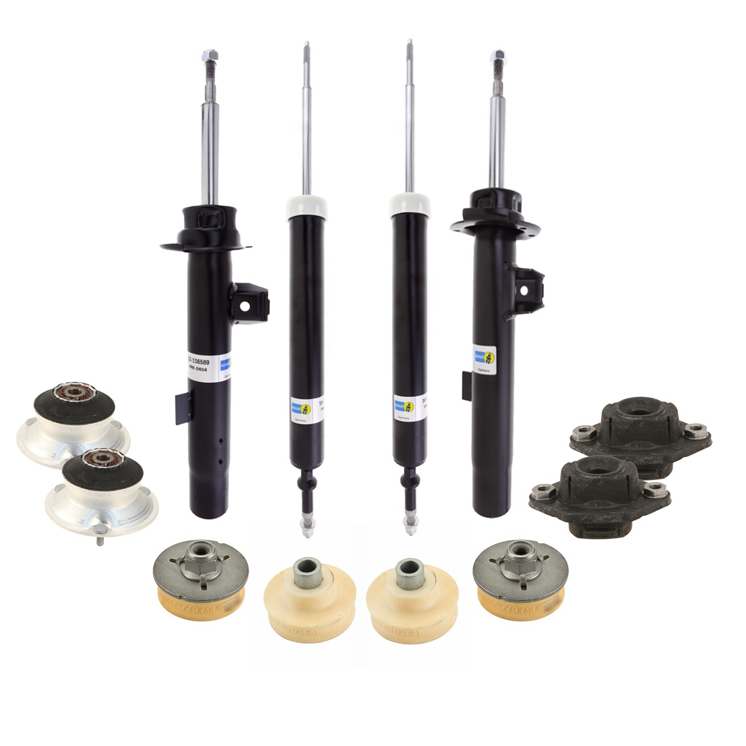 Bilstein B4 Front Struts & Rear Shocks and Mounts Kit For BMW E93 328i ...