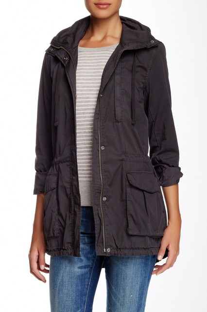 James Perse Yosemite Hooded Parka Utility Jacket Wqap2641cu Size 3 for ...