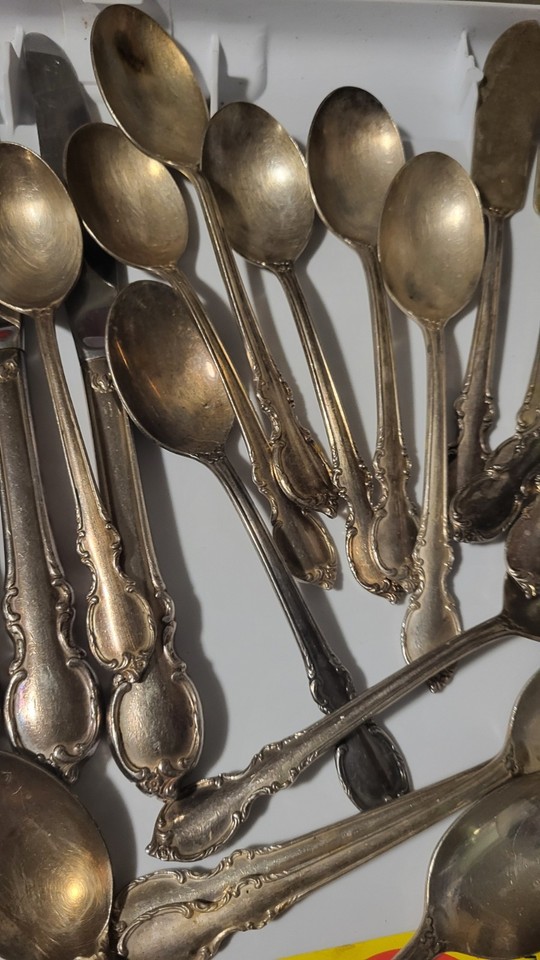 1847 Rogers Bros IS Silver Reflection 59 Piece Set Silverware Flatware ...