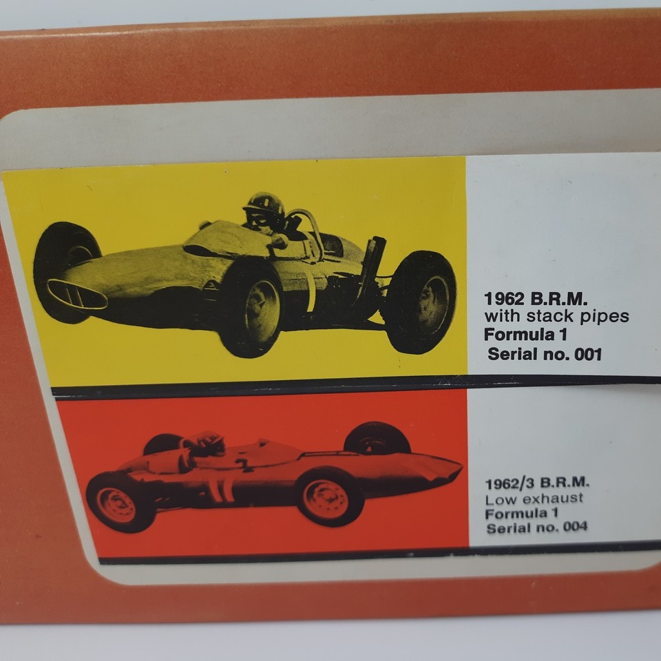 Wills Finecast Auto-Kit Range. Formula 1 1962. 1/24 All Metal ...