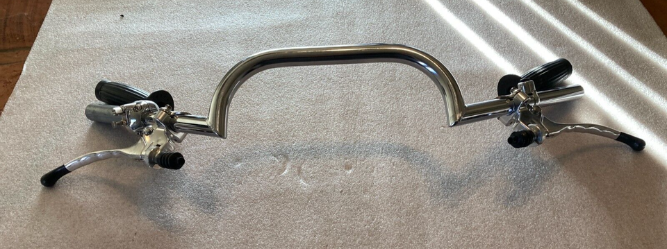 Cafe Racer Handlebars & Controls Levers Grips Throttle Kill Switch | eBay