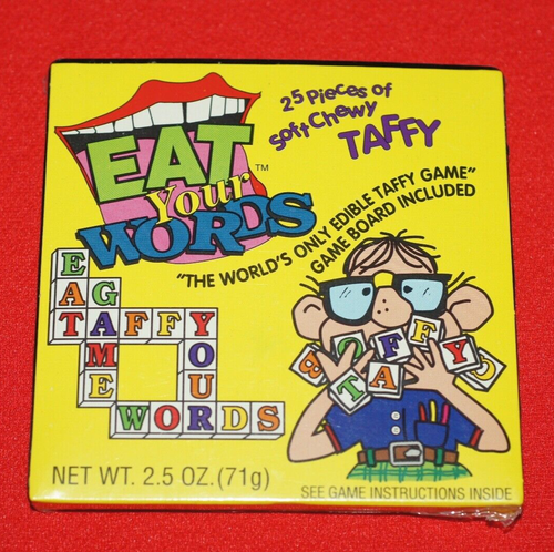 Vintage Eat Your Words Taffy Candy Brand New Sealed | eBay