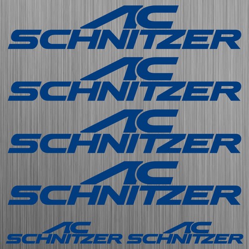 AC SCHNITZER aufkleber sticker decal tuning Auto Car 6 Stücke Pieces ...