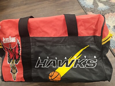 Atlanta HAWKS GYM Bag NBA Official Licensed Vintage 90's Duffle Bag | eBay