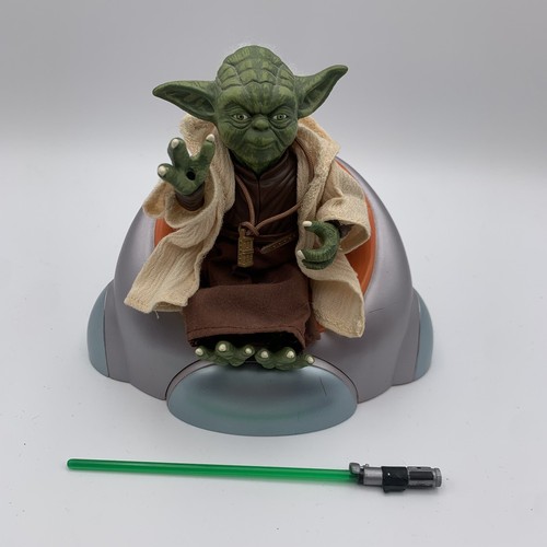 1:6 Scale Star Wars Jedi Master Counsel Yoda 2001 Hasbro Loose Figure ...