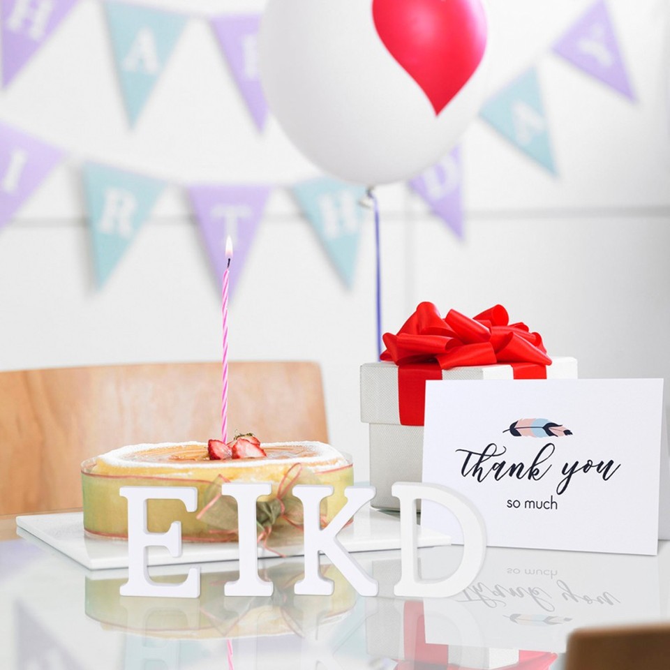 Wood Letter D Decor Simple DIY Alphabet Letter for Wedding Party ...