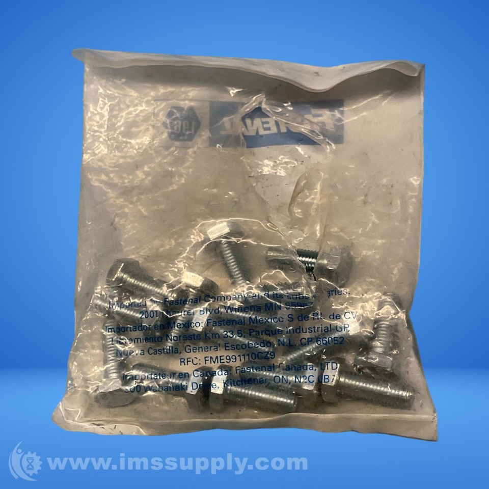 Fastenal 1138656 Bag of 25 Zinc Finish Hex Cap Screws 8535 | eBay UK