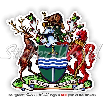 PETERBOROUGH Armoiries Blason Ontario CANADA Canadien Sticker ...