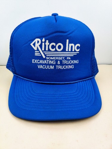 Vintage Ritco Construction Vacuum Trucker Hat Snapback Cap | eBay