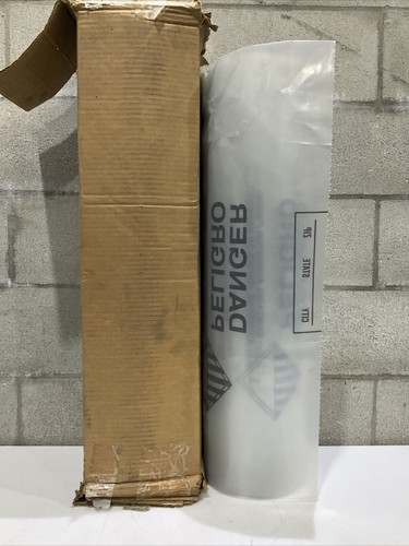 NA 2212 DANGER ASBESTOS HAZARDOUS MATERIALS BAGS 9 NA 2212,PGIII RG 48 ...