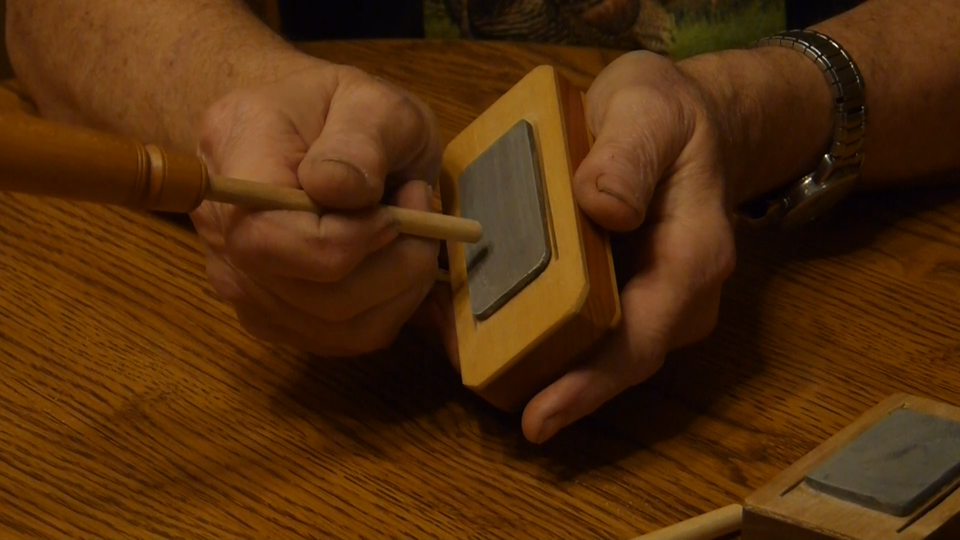 TURKEY CALL FRICTION CALL GREY Long Slate Cherry Signed TYLERSBURG ...