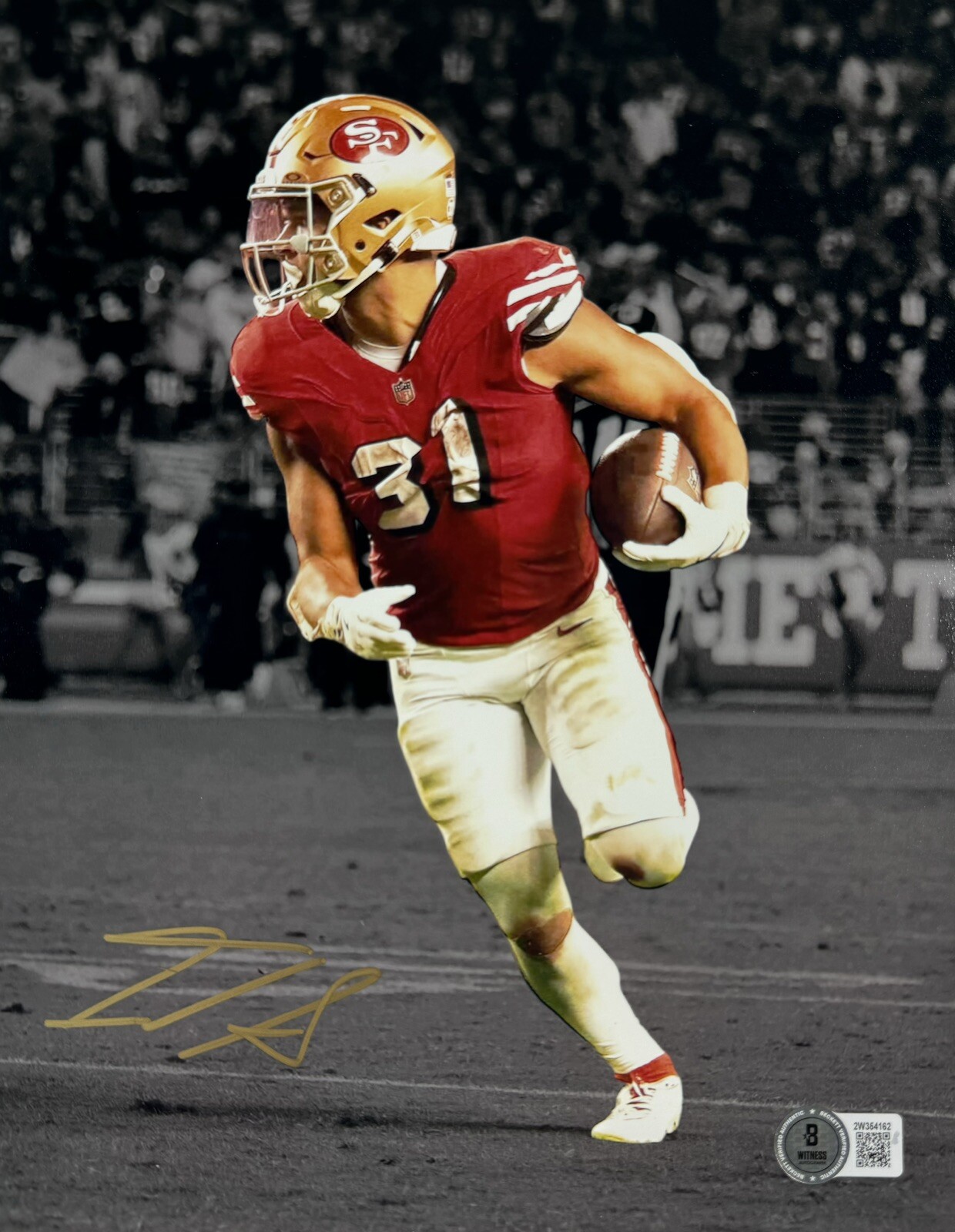 ISAAC GUERENDO SIGNED AUTOGRAPHED 8x10 PHOTO SAN FRANCISCO 49ERS BAS ...