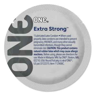 ONE Extra Strong Thick Durable Lubricated Latex Bulk Condoms | eBay