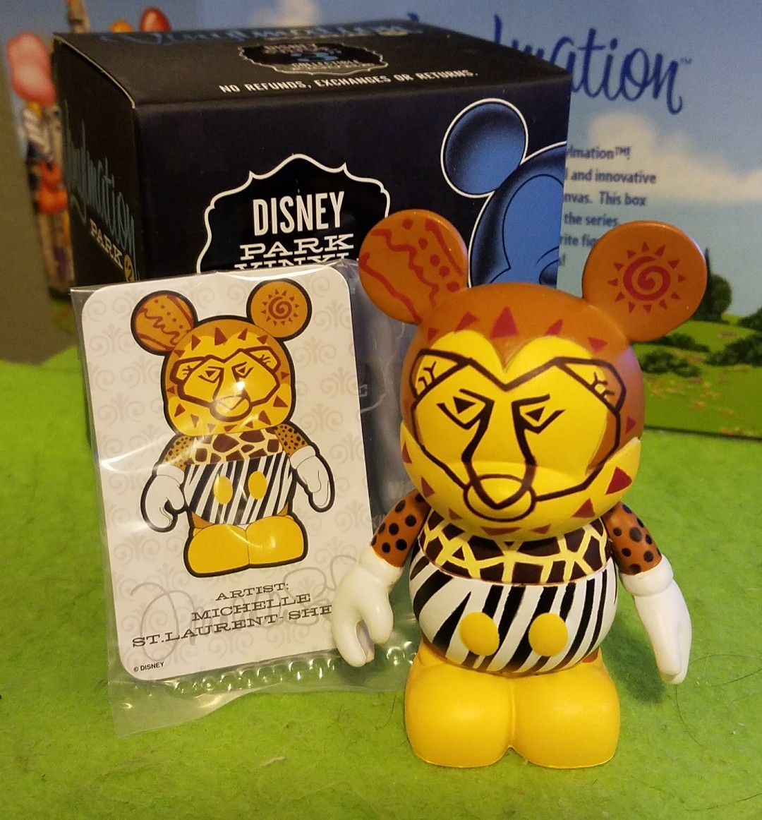 DISNEY Vinylmation 3" Park Set 2 Festival of the Lion King with Box and ...