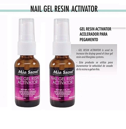 Mia Secret Gel Resin Activator 1 oz - Dry Fast Spray x 2 (324) | eBay