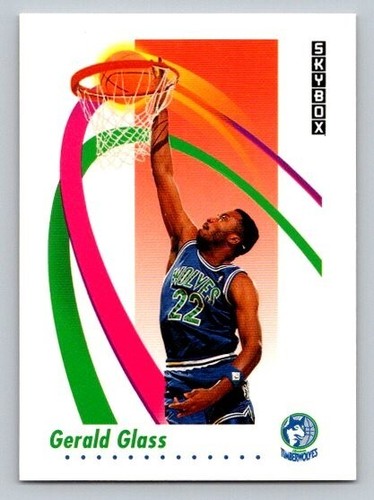 1991-92 Skybox Gerald Glass #170 Minnesota Timberwolves | eBay