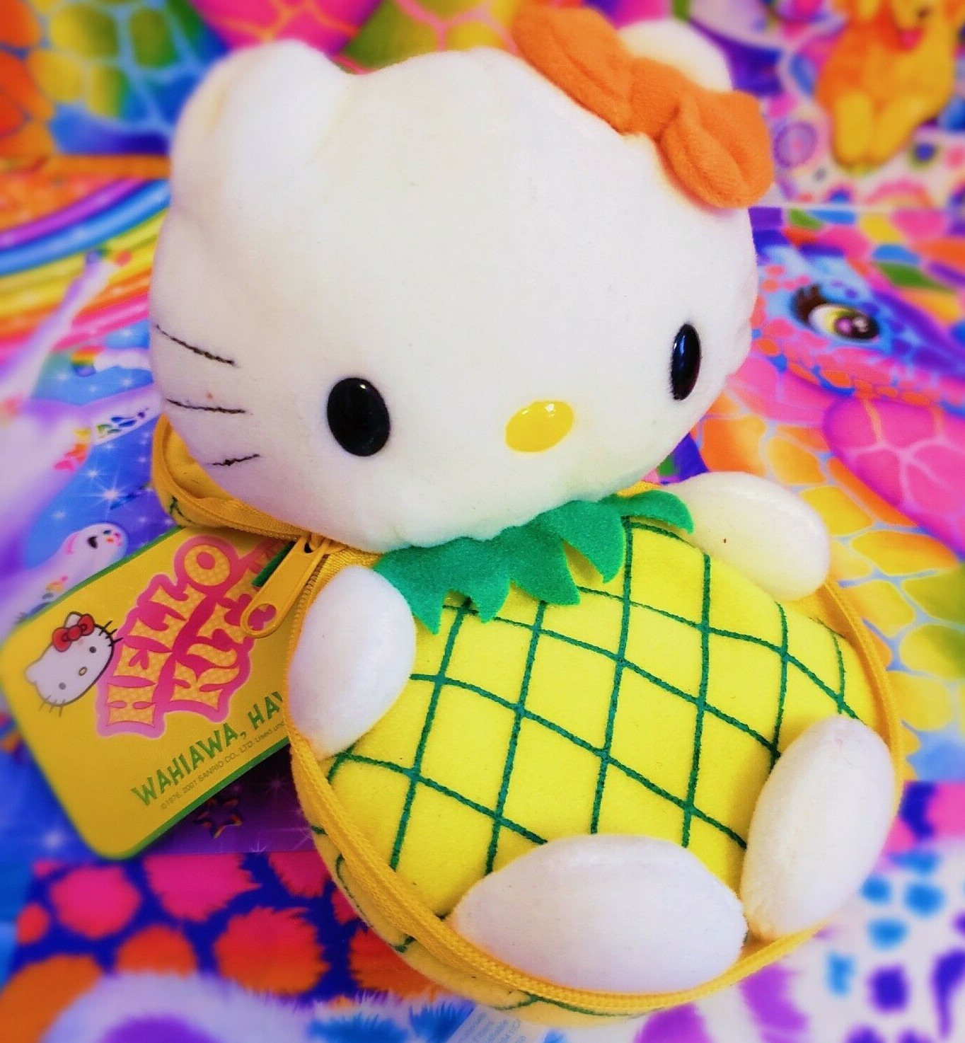 RARE! Hello Kitty Pineapple Ball Hawaii Souvenir Exclusive Wahiawa ...