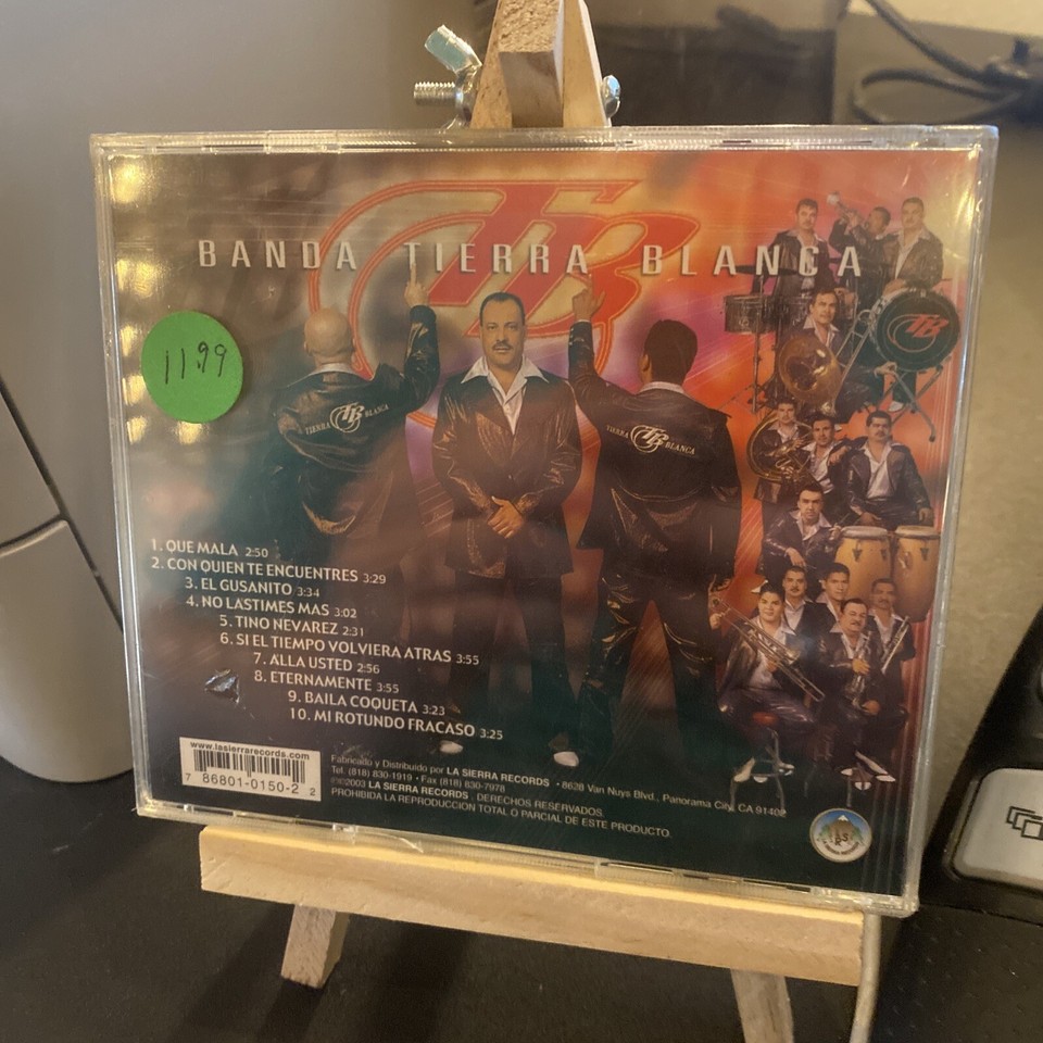 Banda Pachuco 14 Cumbias Pachucas Banda Tierra Blanca CD New Sealed ...