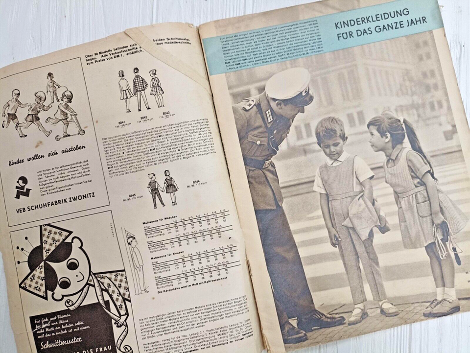 Kinderkleidung Vintage East Germany Fashion Magazine for Kids RARE | eBay