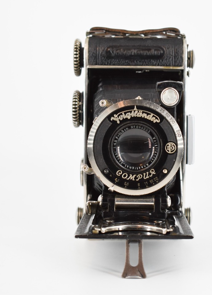 VOIGTLANDER INOS II folding medium format camera. Circa 1930's Skopar ...