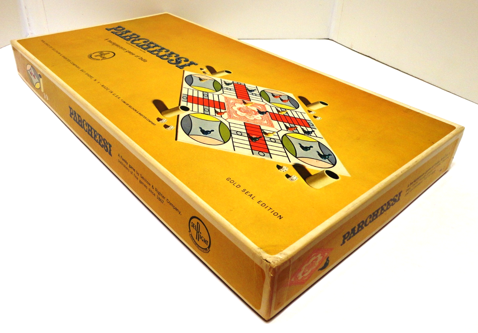 Vintage 1964 Parcheesi Board Game Gold Seal Edition Complete Game | eBay