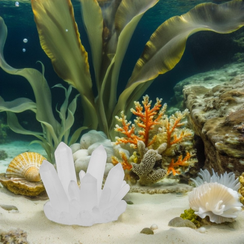 Miniature Crystal Stone: Fish Tank Landscape Decor - Crystal Cluster ...