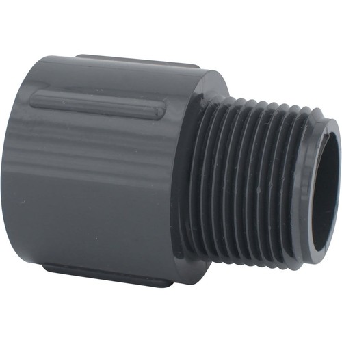 Charlotte Pipe 1 In. Schedule 80 Male PVC Adapter PVC 08109 1000HA Pack ...