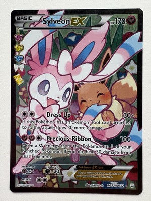 Sylveon EX RC32/RC32 XY Generations Radiant Collection Pokemon Card ...