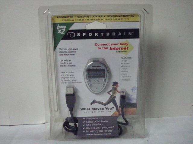 Sportbrain Pedometer-personal Fitness Trainer Internet CONNECTIVITY ...