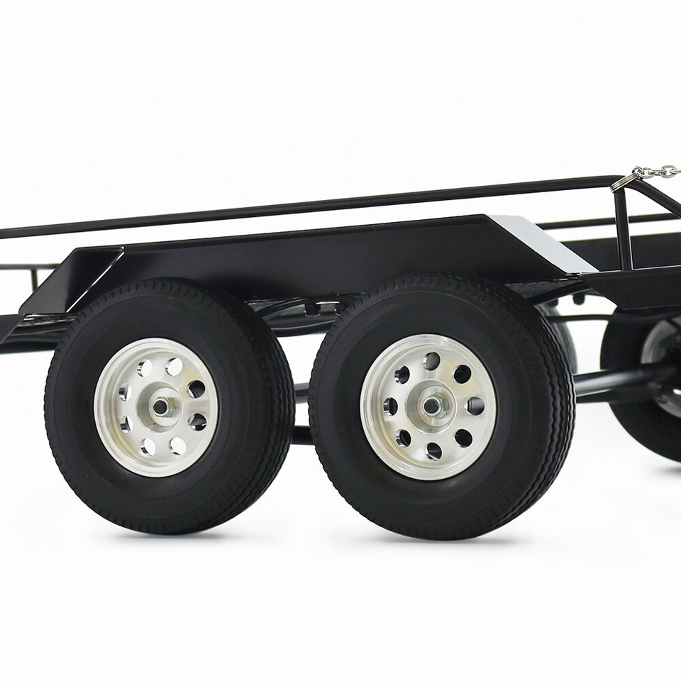 RC Metal Heavy Duty Trailer for 1/10 Scale RC Rock Crawler Car Truck ...