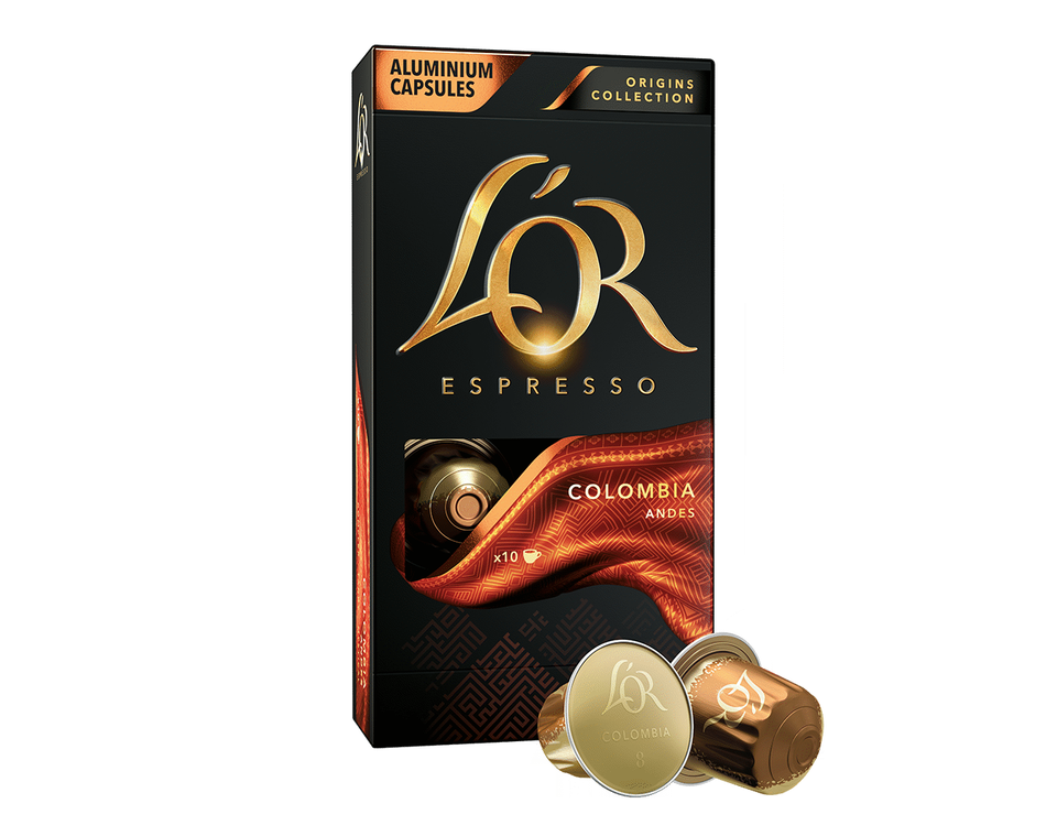 LOR ESPRESSO COLOMBIA ANDES Nespresso Original Instant Coffee Capsules ...