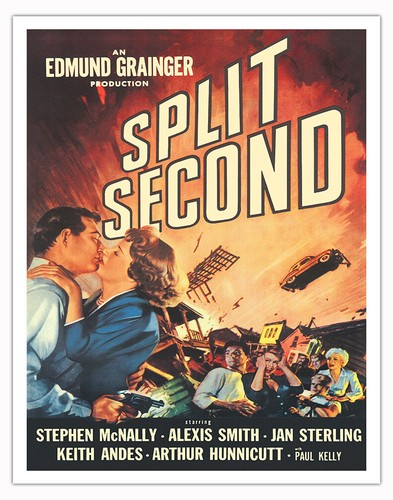 Split Second - Vintage Film Noir Movie Poster 1953 | eBay