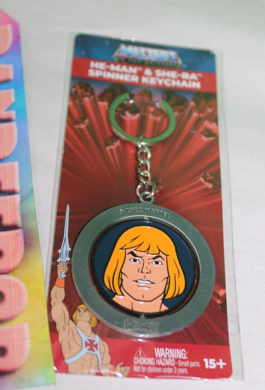 Lootcrate Masters Of The Universe He-Man She-Ra Spinning Keychain 2022 ...