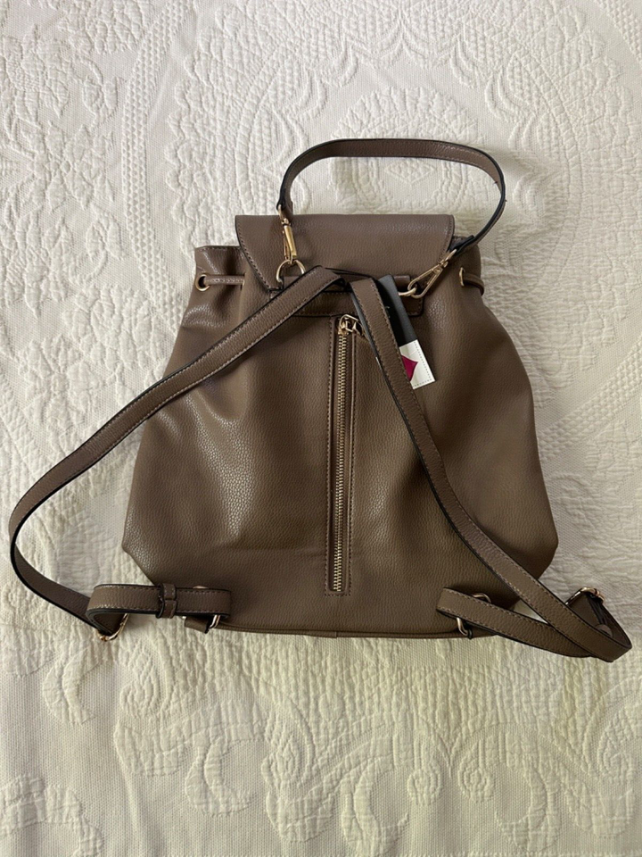 La Diva Design Italian Backpack Olive w/gold hardware | eBay